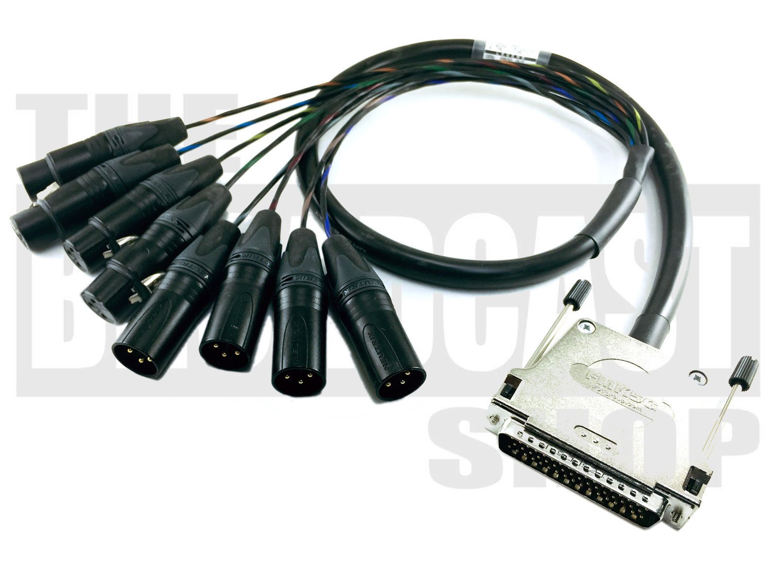 SA&J 4-Wire Intercom & Tally Breakout Cable For Select Sony | DB50M ...